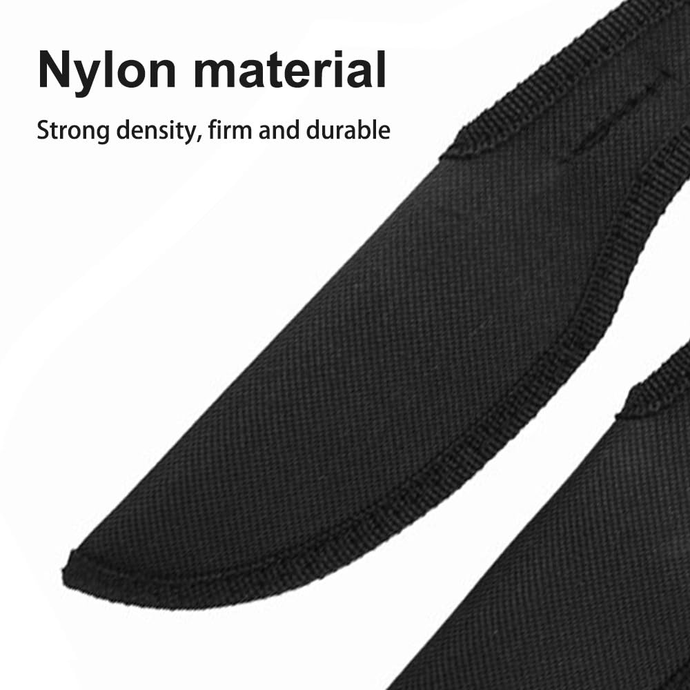 3PCS Straight Knife Sleeve, Nylon Knife Sheath Wearproof Knife Holster with Fixed Loop for Outdoor Camping Travel(for 3.9'' Blade Knife )