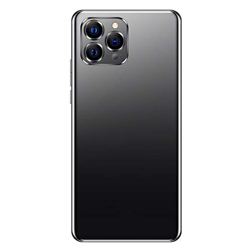 ariarly Unlocked Smartphone, IP12 PRO + 6.26in Screen Android Cellphone with Face Recognition, Dual Card Dual Standby Mobile Phone,128GB of Expandable Storage, Black