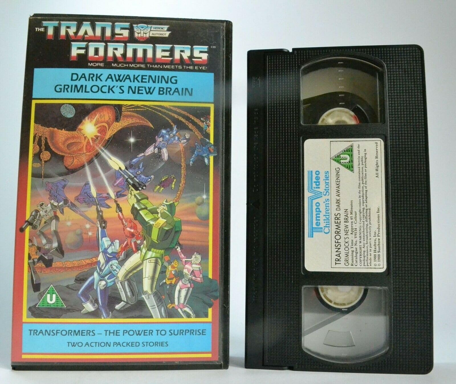 Trans Formers: Dark Awakening (Tempo Video) - Animated Adventures - Kids - VHS