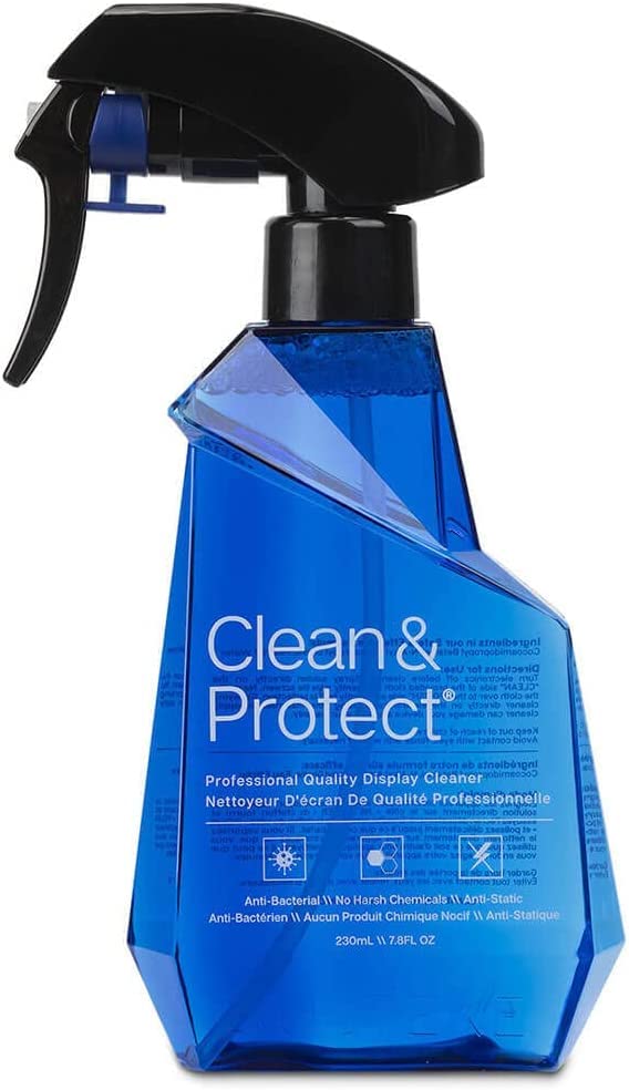 Austere V Series Clean & Protect Screen Cleaner Spray & Wipe Kit, 230mL + Dual-Sided Polish Cloth, Ammonia-Free LED, LCD, OLED, Computer Monitors, Laptop, iPhone, iPad, TV Cleaner- Eliminates Static