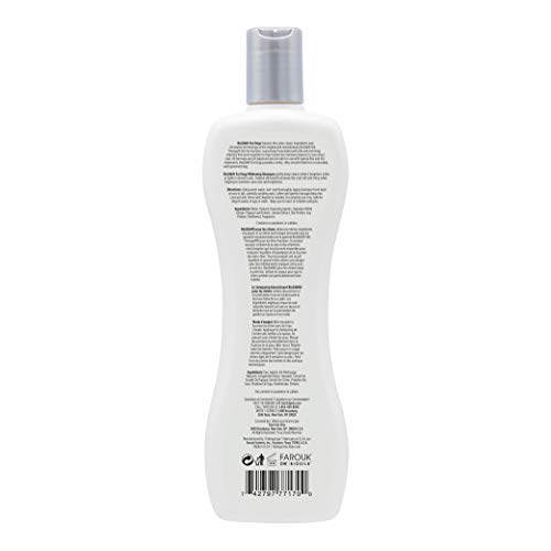 BioSilk for Dogs Silk Therapy Whitening Shampoo | Best Brightening Dog Shampoo for White Dogs to Keep A Clean, White Coat, 12 Oz Shampoo Bottle for All Dogs
