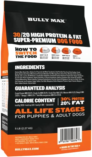 Bully Max High Performance Super Premium Dog Food (15 lbs.)