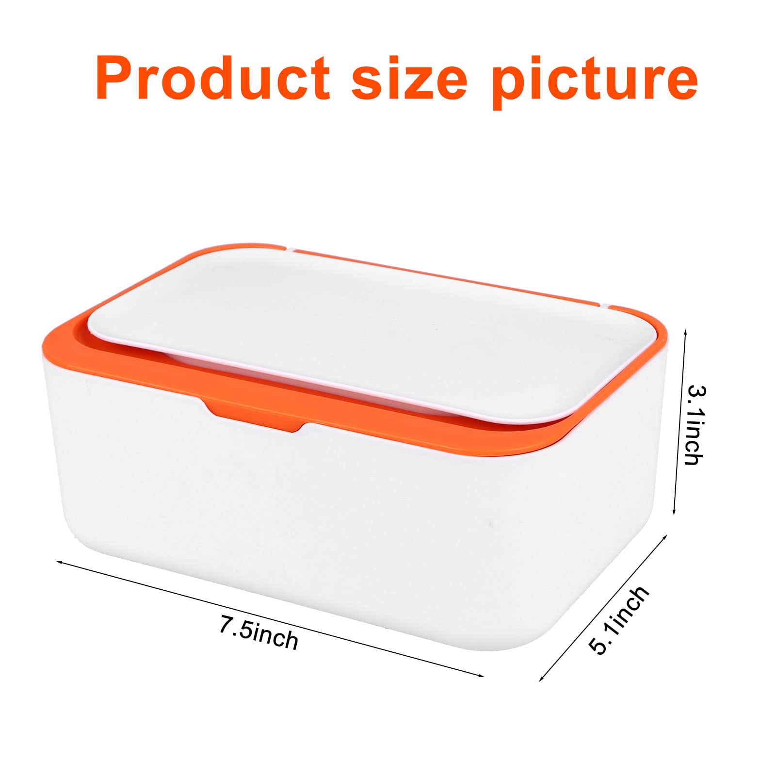 3Pack Perfect Pull Wipes Dispenser Wipe Holder Refillable Wipe Container Adult Baby Wipes Case Baby Wipe Holder Keeps Wipes Fresh with Sealing Design Bathroom Tissues Wipes Case Box(Three Color)