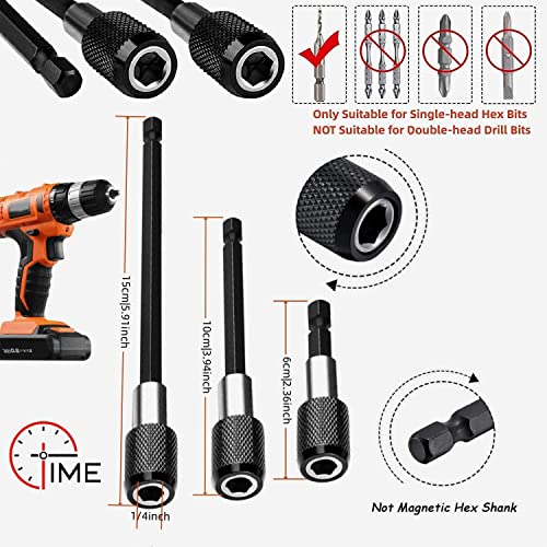 31Pcs Flexible Drill Bit Extension Set,105°Right Angle Drill Attachmen,Rotatable Joint Socket 1/4 3/8 1/2 Inch Hex Socket Adapter,Socket Bendable Drill Bit Extension,6pcs Screwdriver Bits Holder
