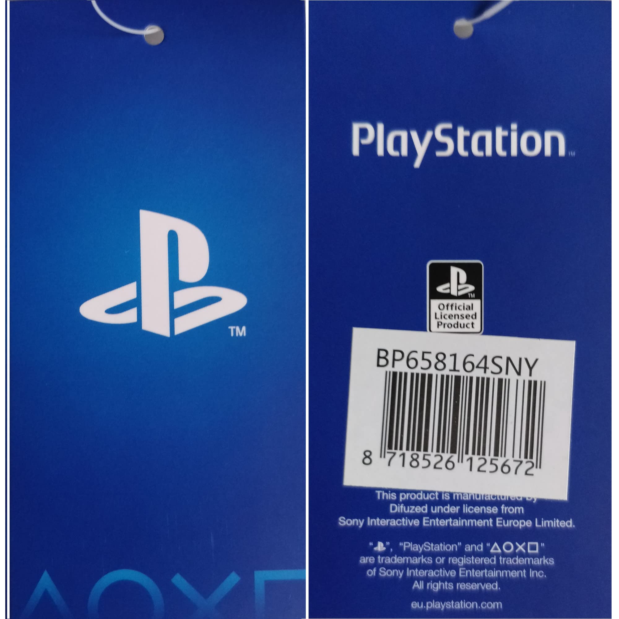SONY PLAYSTATION BACKPACK WITH HANDLE - Grey - Soft Shell - Compatible with PlayStation Controllers