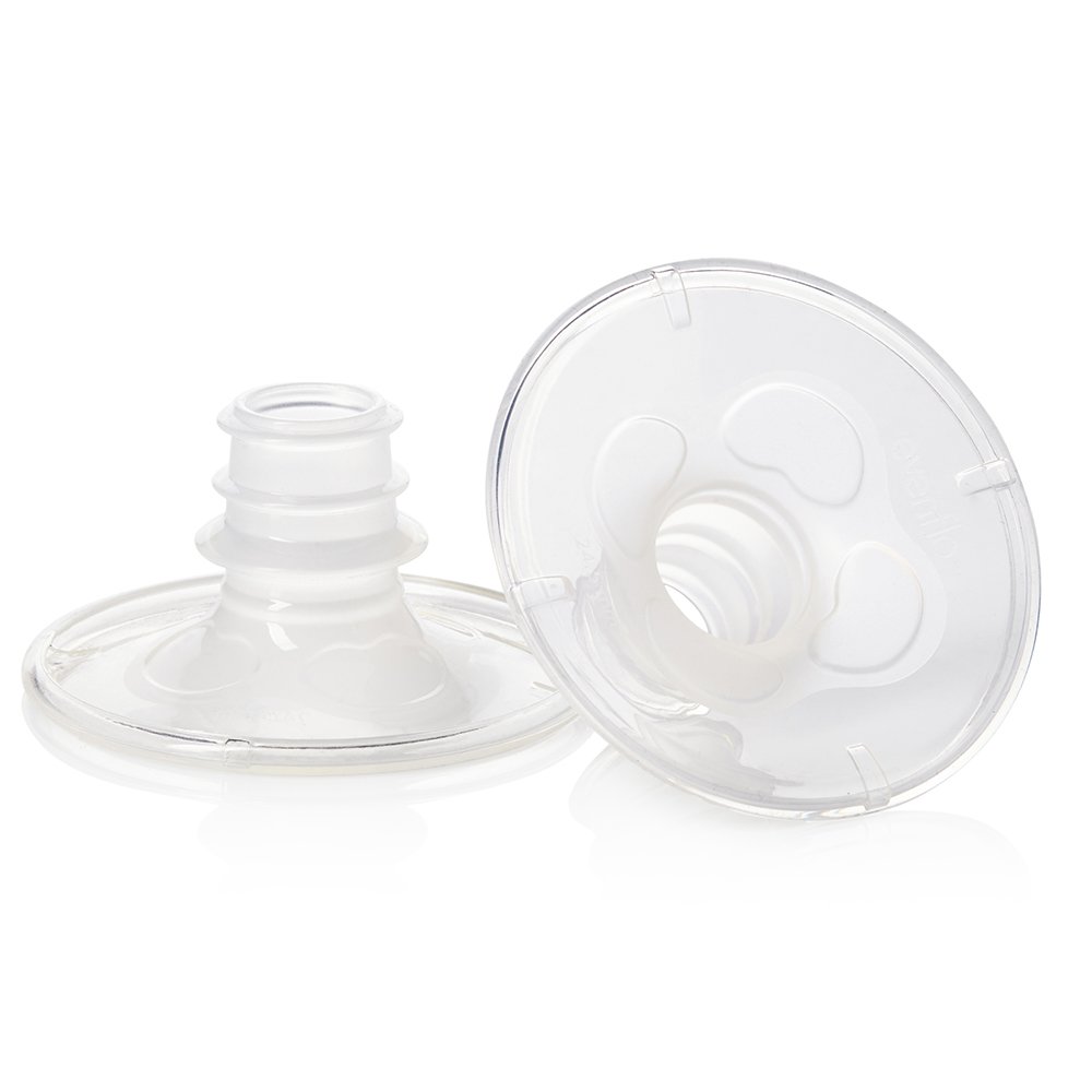 Evenflo Feeding 2 Piece AdvancedFit Flange System with Access to Instructional Video, Small (24.5mm)(Pack of 2)