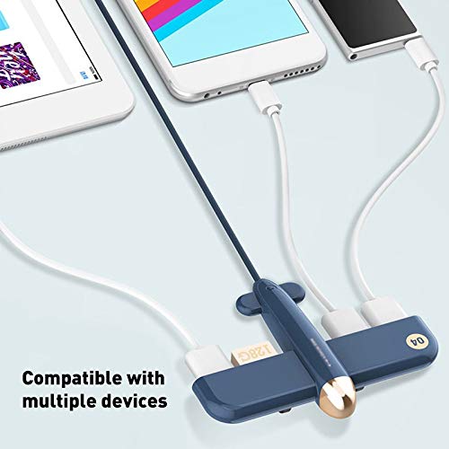 WJCCY USB Splitter One for Four Docking Hub, USB 2.0 Expander 4-Port Data Hub Multi-Function Extender (Color : Blue)
