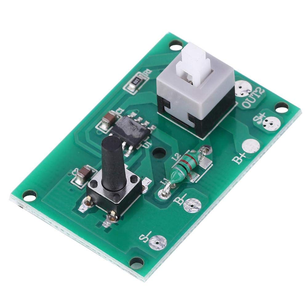 2Pcs Solar Lamp String Controller Module, Solar Lamp Controller Circuit Board with 8 Kinds Light Mode and Switch 1.2V 100mA