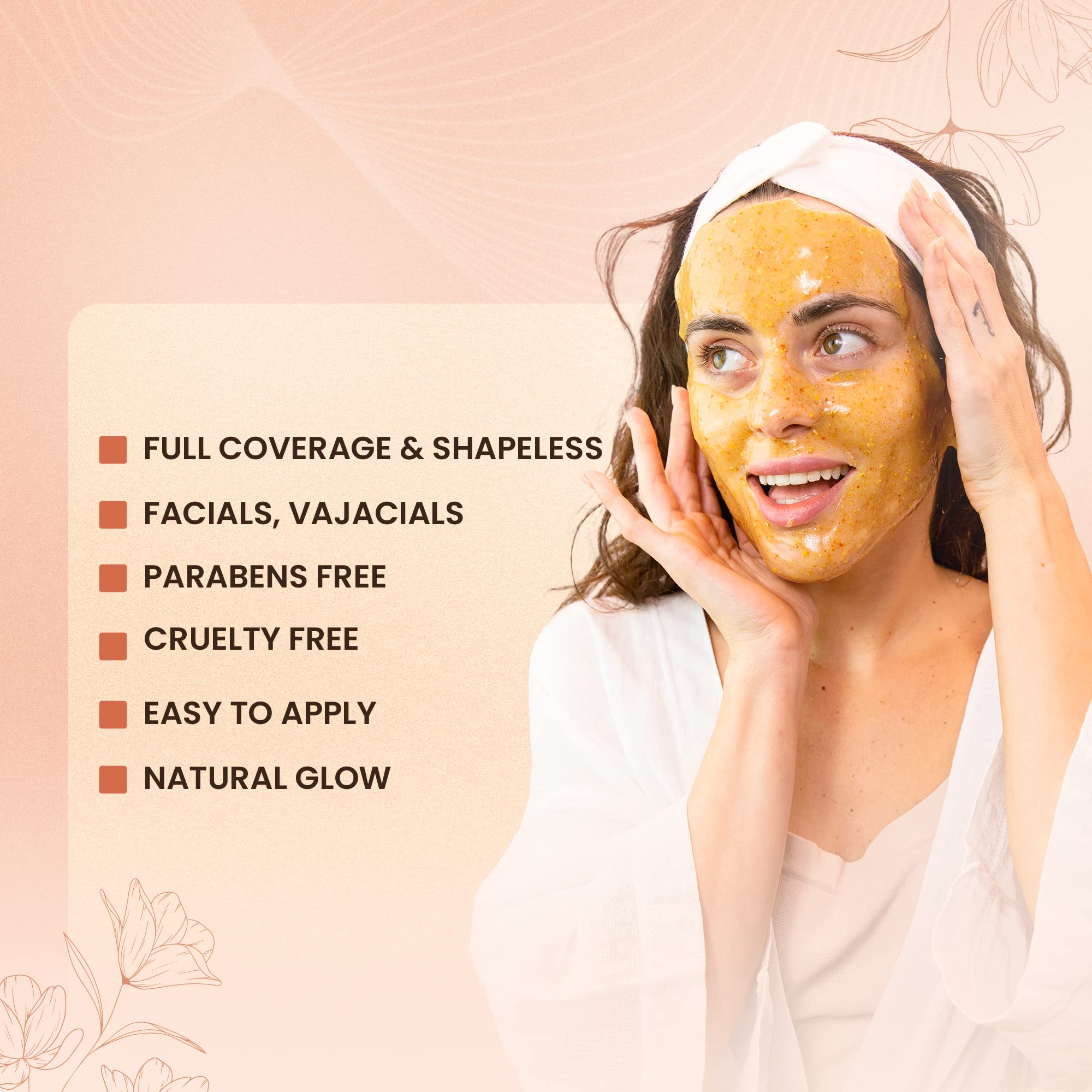 BRÜUN Peel-Off Jelly Mask Hydrating Premium Modeling Rubber Mask Spa Set - 10 Treatments (24k Gold, Lavender, Kiwi, Peppermint, Egyptian Rose, Matcha, Chamomile, Tea tree, Jazmine)