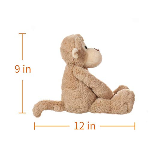 Apricot Lamb Toys Plush Light Brown Monkey Stuffed Animal Soft Cuddly Perfect for Child (Light Brown Monkey,9 Inches)