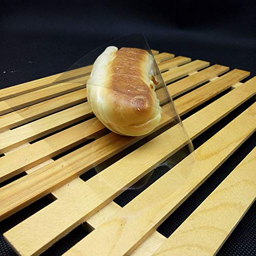 Cellophane Packaging Sheets, 300 PCS 11.8x11.8inch Cellophane Paper Sheet for Bread Cakes Desserts, Cellophane Wrap Packaging Convenient for Store Take-away Pastry by FUNZON FH031 (300 Pcs)