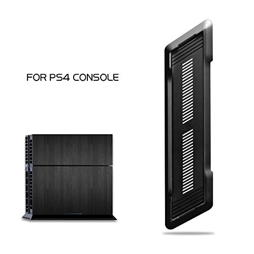 Yanfasy Vertical Stand for PS4 Built-in Cooling Vents and Non-Slip Feet Steady Base Mount for Sony Playstation 4 Game Console( Not for PS4 Pro/Slim )
