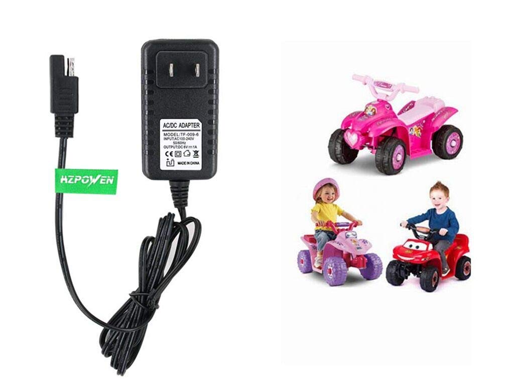 HZPOWEN 6V AC Adapter Charger Ride On Car for Pacific Cycle Disney Quad 4 Wheel