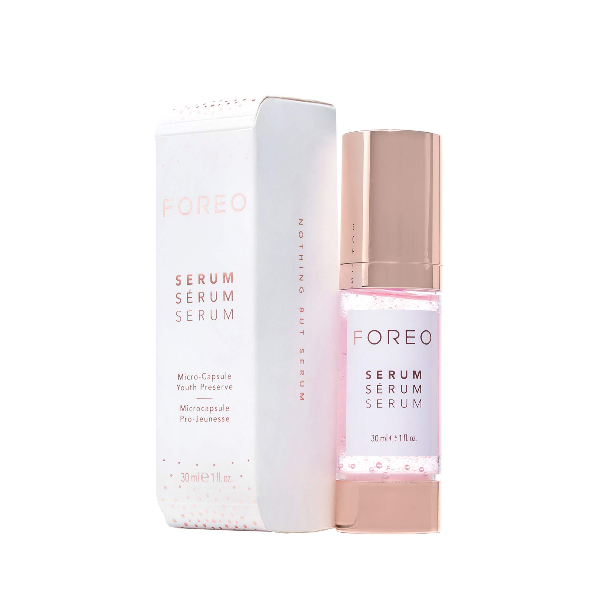 FOREO SERUM Microcurrent Conductive Gel - Hyaluronic Acid & Squalane - Rejuvenating & Hydration - Vegan & Cruelty-free - All Skin Types - 1 fl.oz, F046A