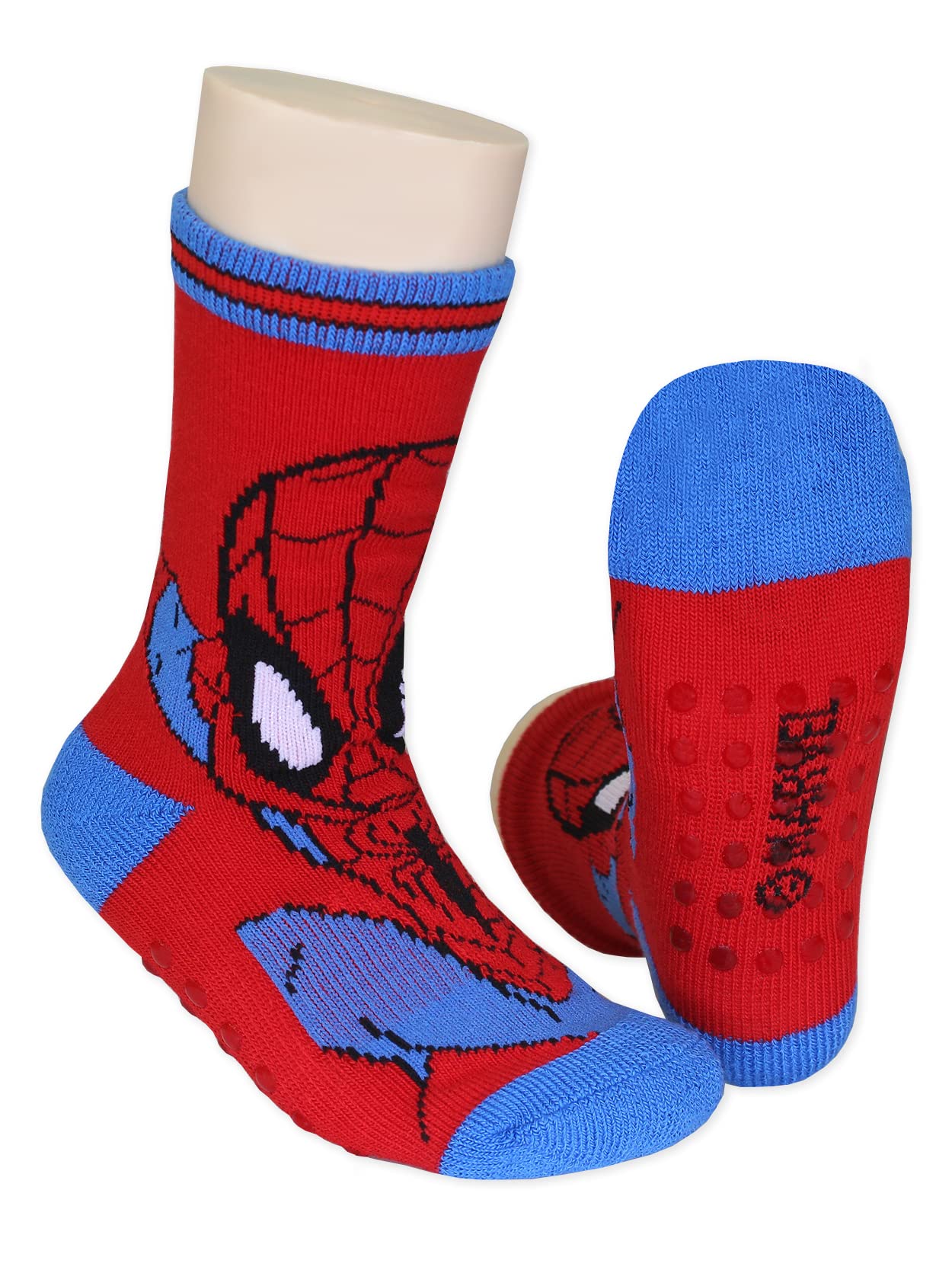 Super Hero Adventures Avengers Boys 6 pack Socks with Grippers (5-7 yrs, Multi)