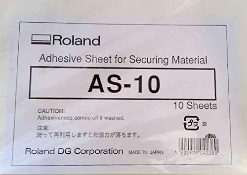 Roland Part AS-10 Adhesive Sheets for Engraver securing Materials (Pack of 10)