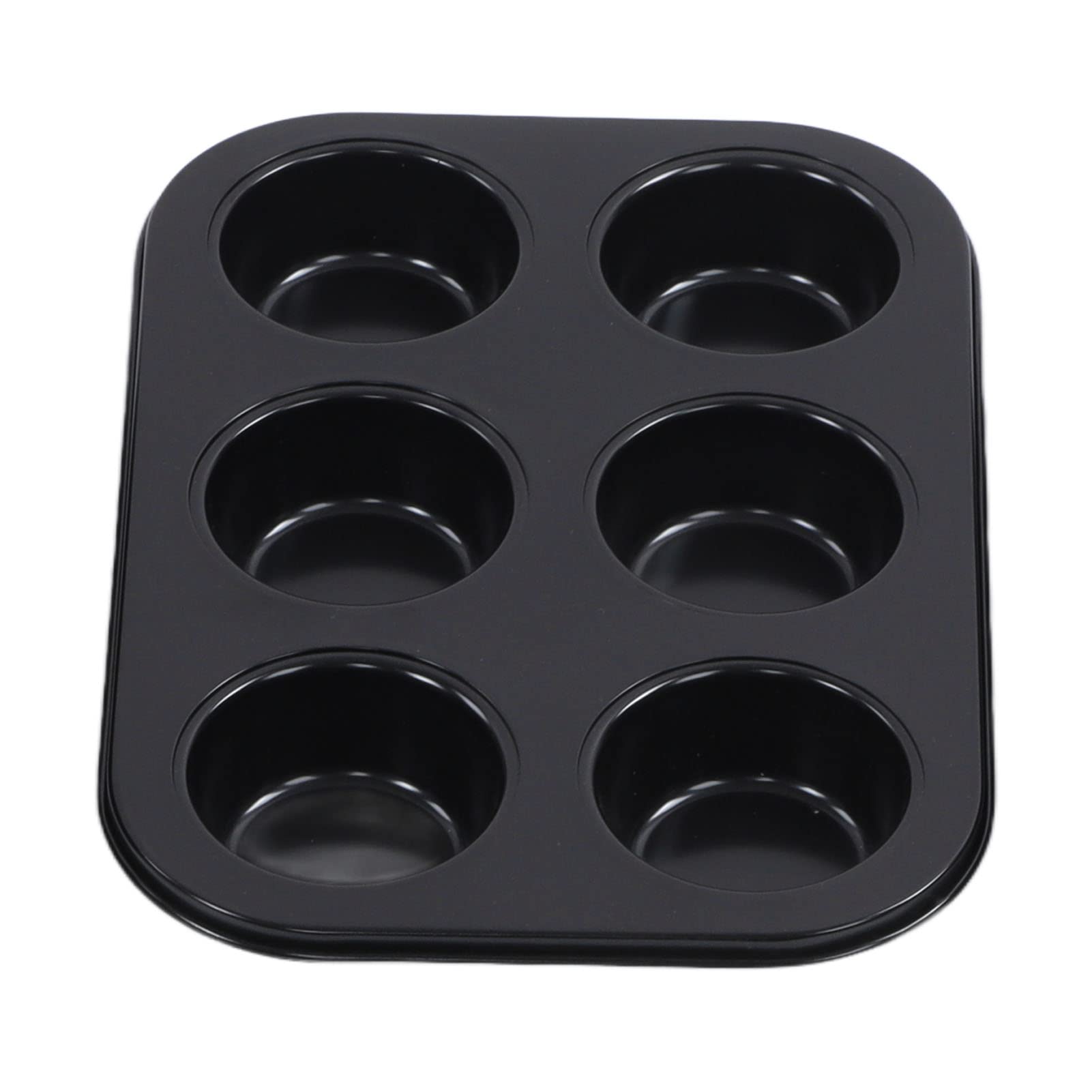 5Pcs Nonstick Bakeware Set Carbon Steel Baking Pans Kit High Temperature Resistance with Cake Mold,Baking Sheet,Pizza Tray,Quadrate & Rectangular Baking Pan for Household Bakery(Black)