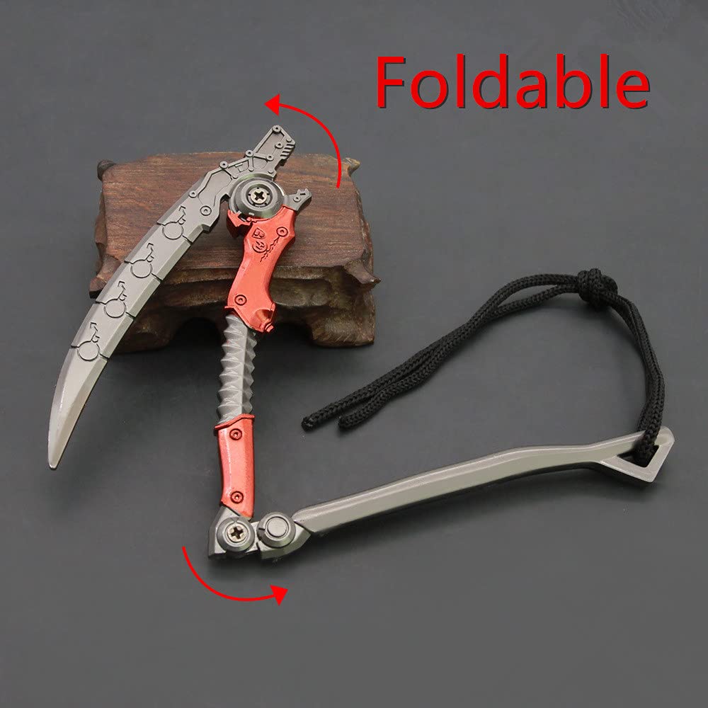 APEX Revenant Heirloom Metal Scytche Dead Man's Curve Action Figures Toys Collection Gift Party Supplies Desk Decoration 9inches(Foldable)