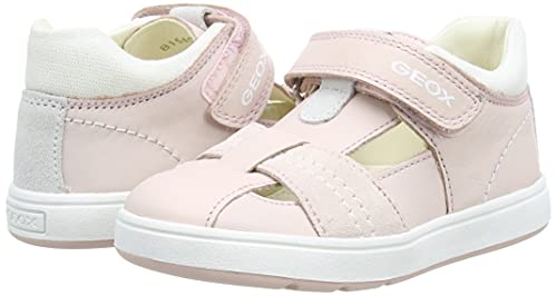 Geox Baby Girl's Biglia 8 (Infant/Toddler) Light Rose/White 21 (US 5.5 Toddler) M