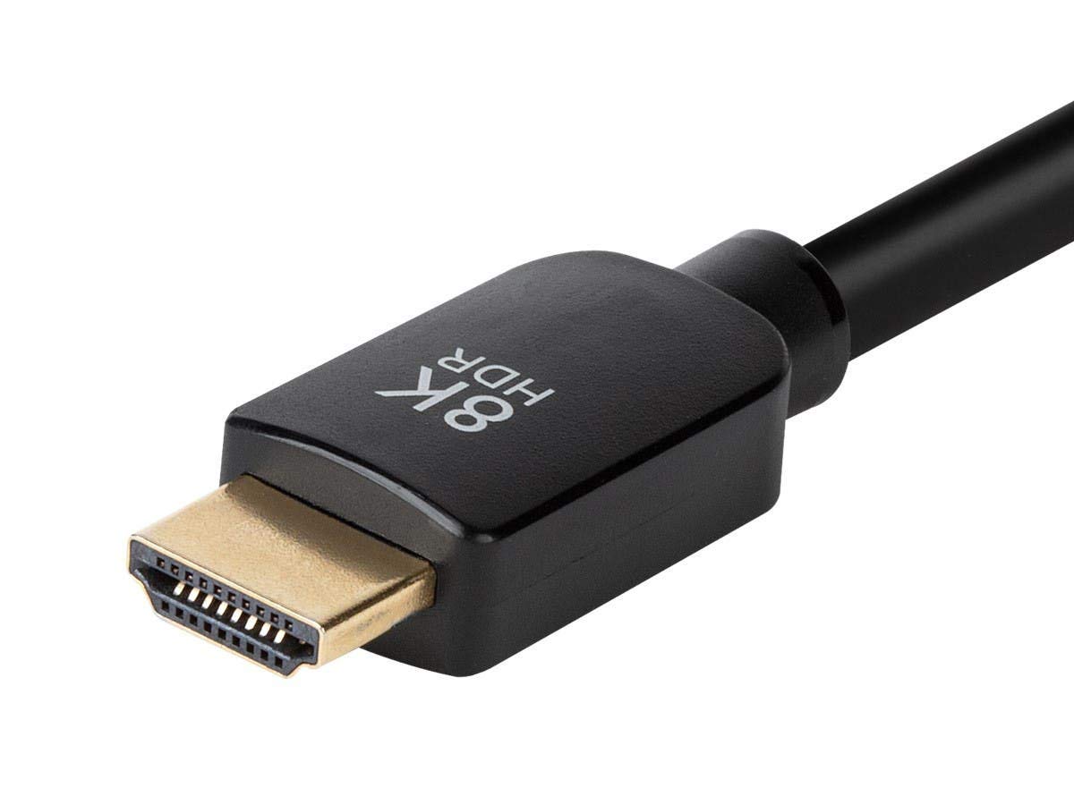 Monoprice 8K No Logo Ultra High Speed HDMI Cable - 5 Feet - Black | 48Gbps, Dynamic HDR, eARC, Compatible with Sony PS5, Xbox Series X, and Xbox Series S