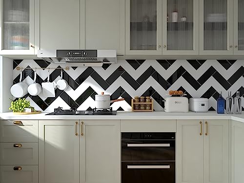 Avant Decor | Sample Tile | Stone Composite Subway Solid Color Tiles | Peel and Stick Kitchen Backsplash Tiles | Wall Tiles | 4β x 12β | Bex Metro Glossy Cotton