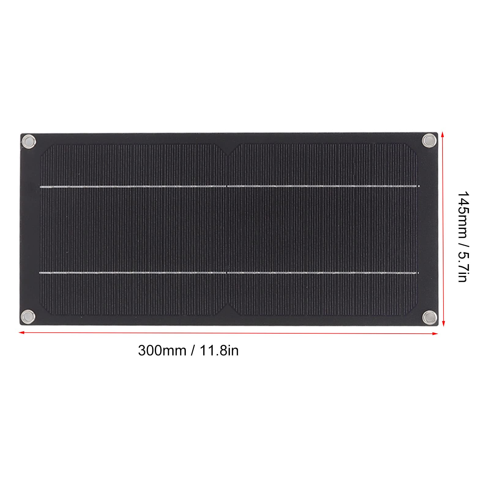 30W 18V Solar Panel Kit, Battery Charger 12V/24V Portable Solar Charge Controller and Solar Cables, Monocrystalline Off Grid System for Outdoor Yacht Boat RV Home