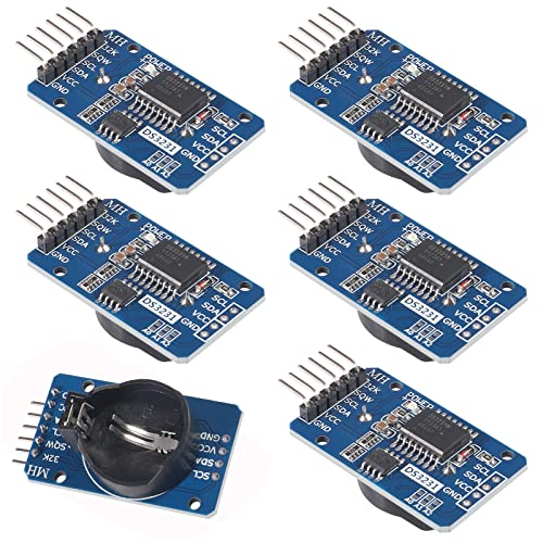 6PCS DS3231 Real Time Clock Module AT24C32 RTC Sensor IIC Timer Alarm Clock Memory Board