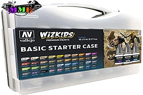 Vallejo VAL80260 Model Paint Set, Various, 8 ml (Pack of 40)