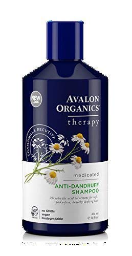 Avalon Organics Therapeutic Hair Care Medicated Anti-Dandruff Shampoo 14 fl. oz. Shampoos (a) - 2pc