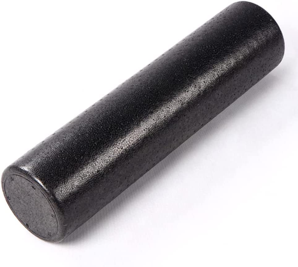 3Sizes Pilates Foam Roller Black Yoga Foam Roller Exercise Equipment Massage Roller Body for Women Men,60cm