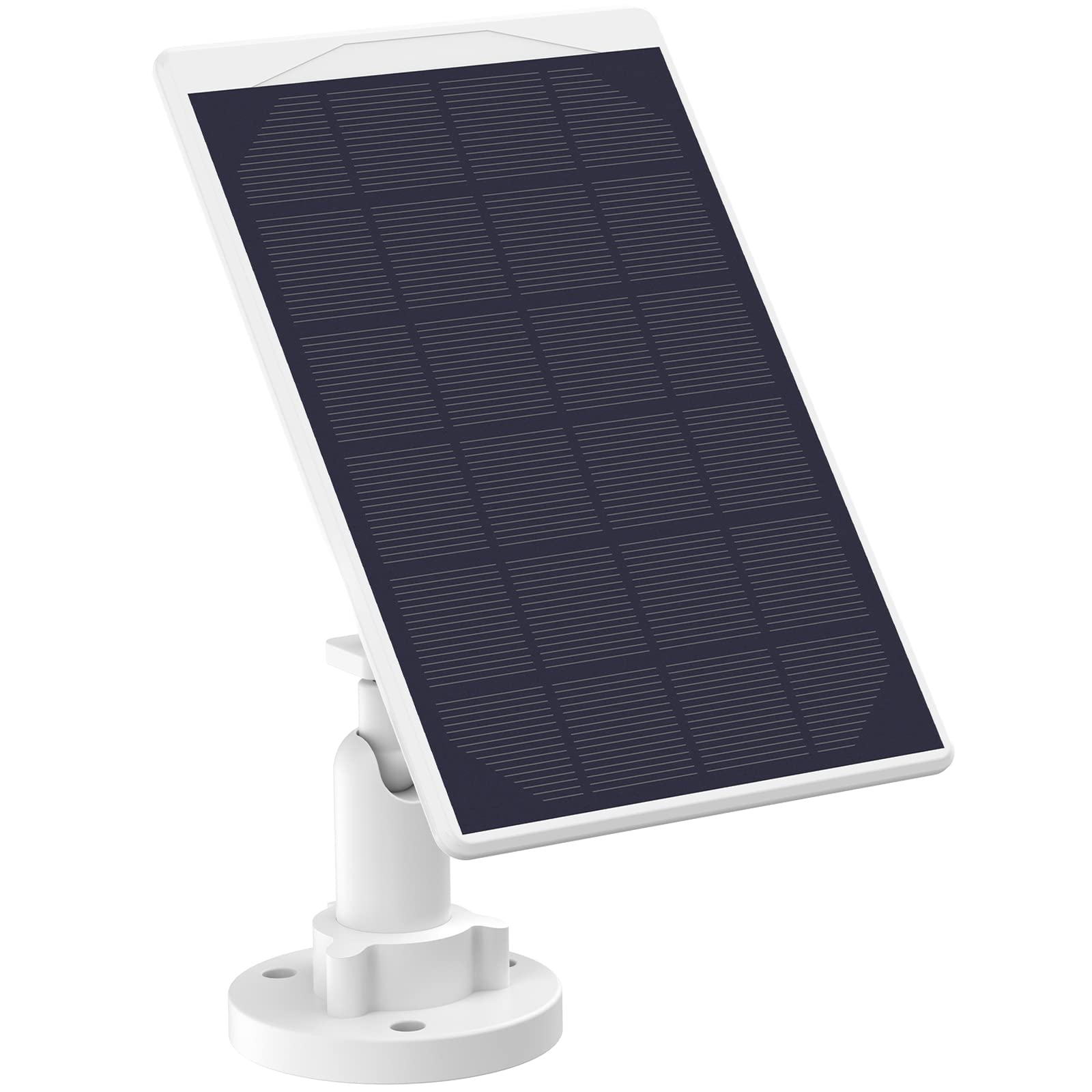 3W 5V Solar Panel with Compass, only Compatible with CAMCAMP SC03 & SC19 Wireless Security Camera System, IP66 Waterproof, Type-C Port with Charging Cable, 1-Pack