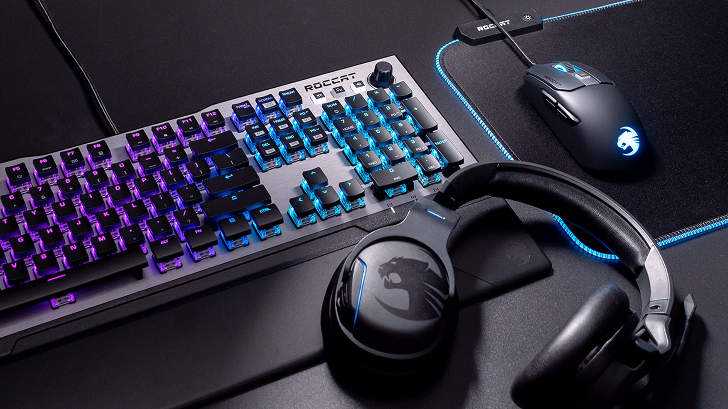 ROCCAT VULCAN 121 AIMO RGB MECHANICAL GAMING KEYBOARD RED SWITCH ROC-12-671-RD