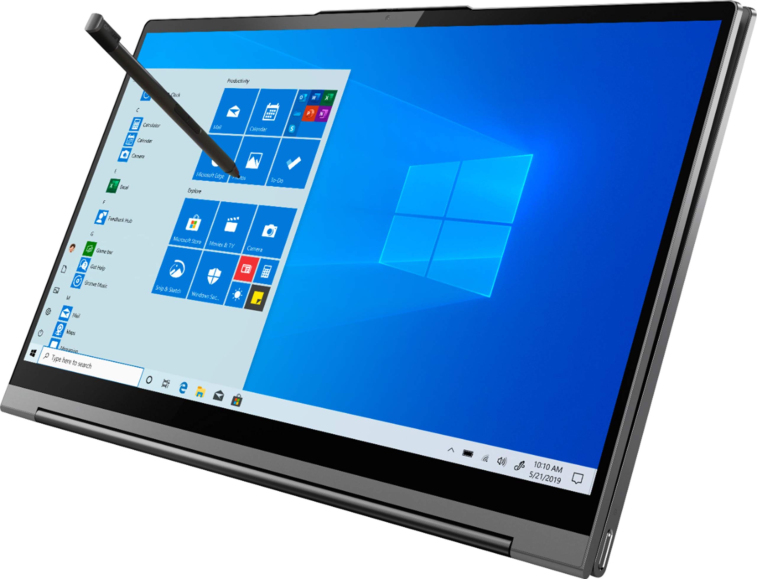 Lenovo Yoga C940 2-in-1 14" Ultra-Light Touch-Screen Laptop, FHD, Intel Core i7- 1065G7, 12GB RAM 512GB PCIe SSD, Fingerprint Reader, Backlit Keyboard, HD Webcam, Thunderbolt 3, Iron Gray, Windows 10