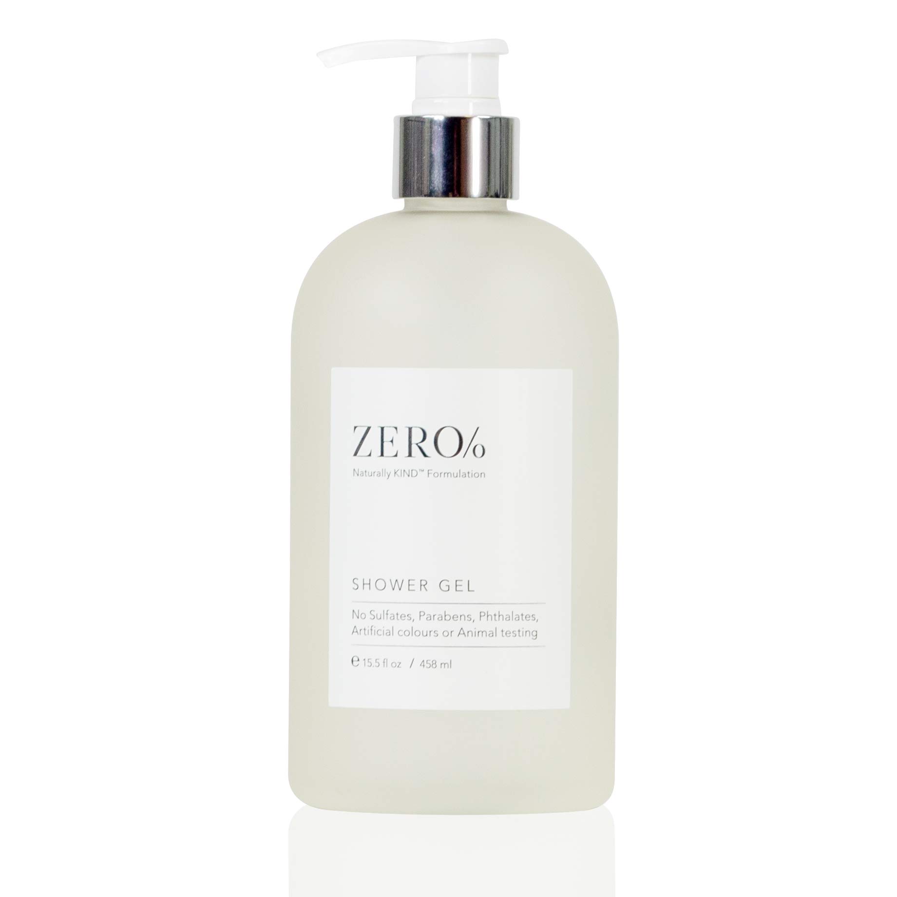 Gilchrist & Soames Zero% Unisex Shower Gel and Body Wash - 15.5oz - Light and fresh, Gently Cleansing, Zero Parabens, Sulfates, and Phthalates
