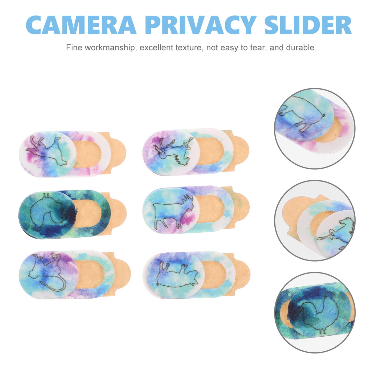 6pcs Privacy Cover Webcam Covers Webcam Cover Slider Webcam Slider Webcam Cover - Cover Privacy Slider Protector Cover Webcam Slide Cover