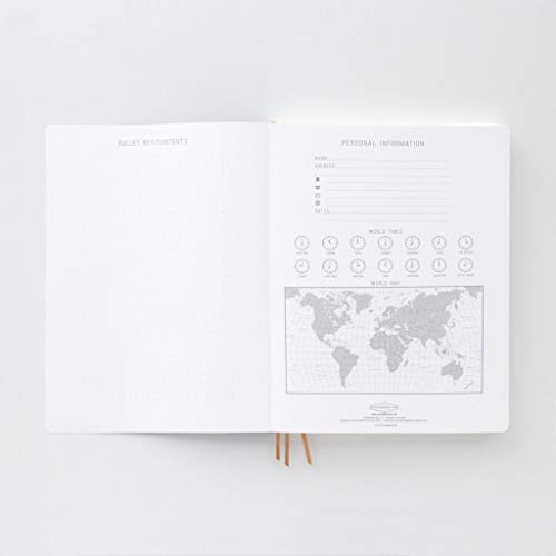2019 DesignWorks Ink JF10-1006 Ink Standard Issue No. 4 Project Planner Notebook No. 4: 7.5" x 10", Black