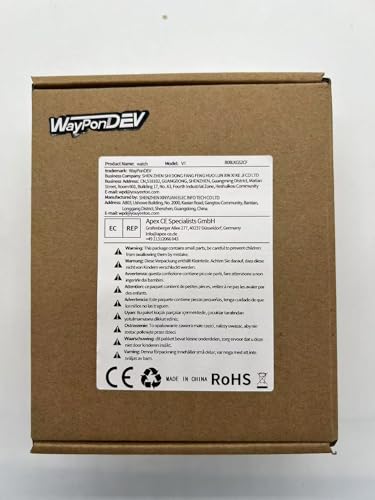 SmartFly info T-Watch 2020 V1 ESP32-Based Programmable Watch with ESP-IDF or MicroPython(Black)