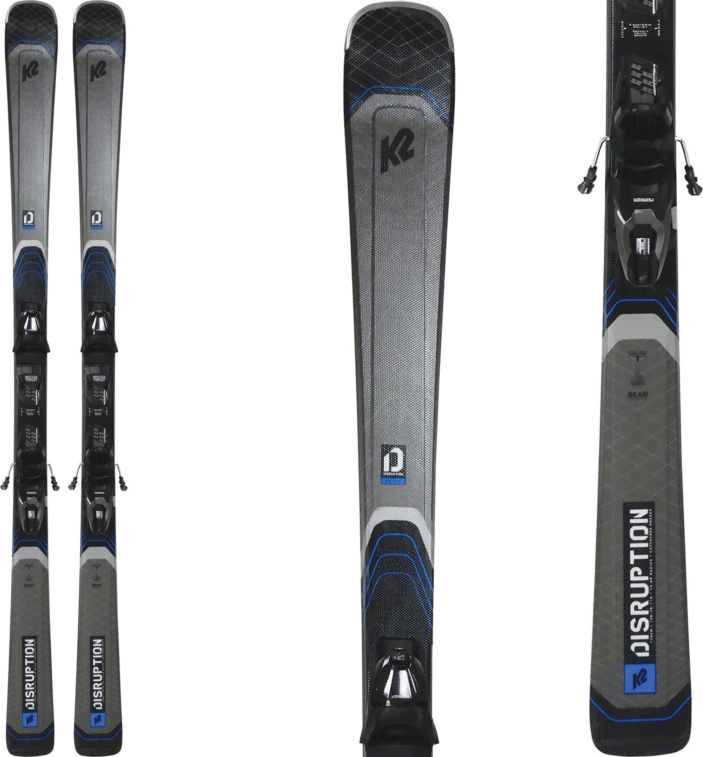 2021 K2 Disruption 76 Skis w/ M2 10 Bindings (170 cm)