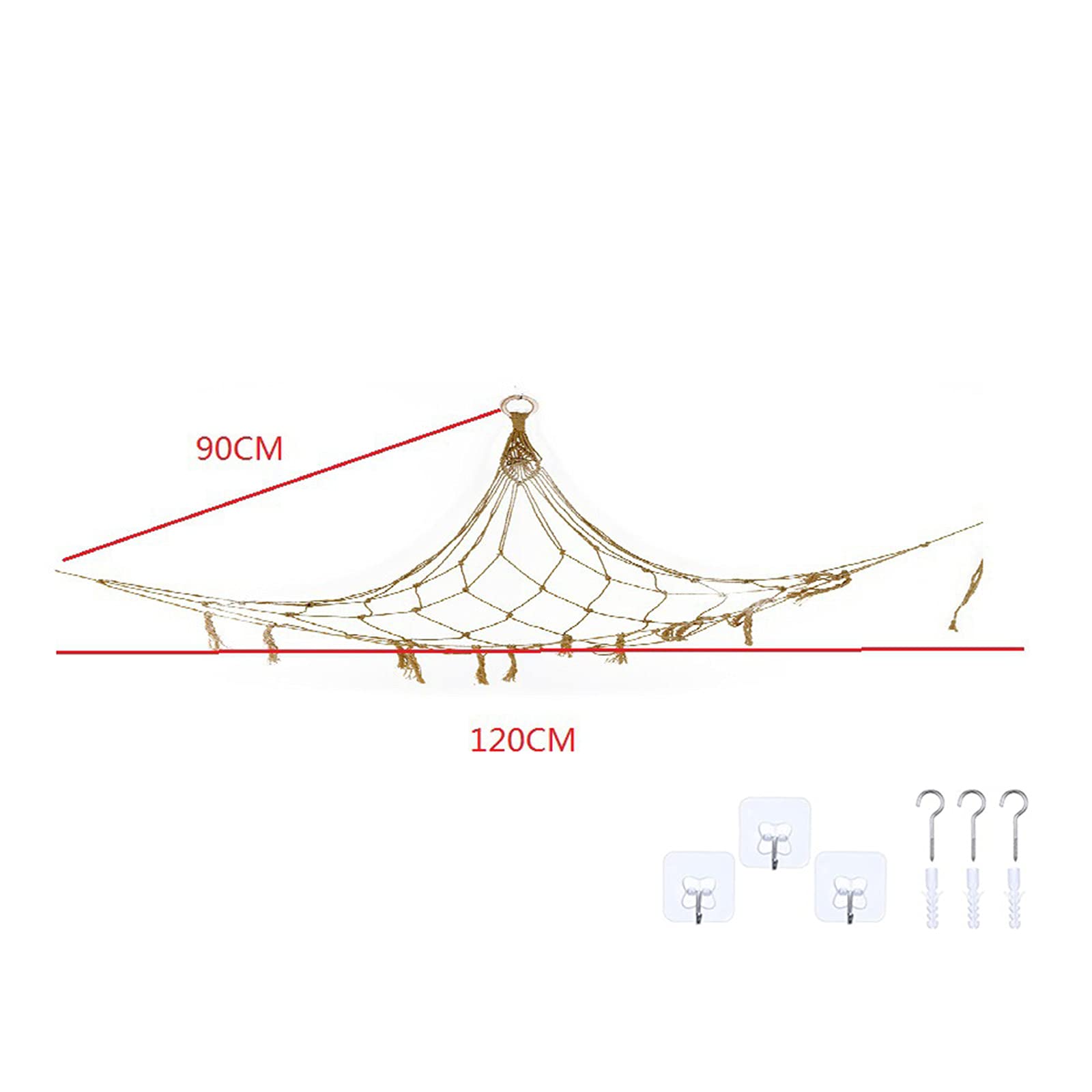 Yinuoday Toy Hammocks Wall Corner Hanging Storage Net Organizer Stuffed Animal Hammock Great Decor while Neatly Organizing Toys and Stuffed Animals