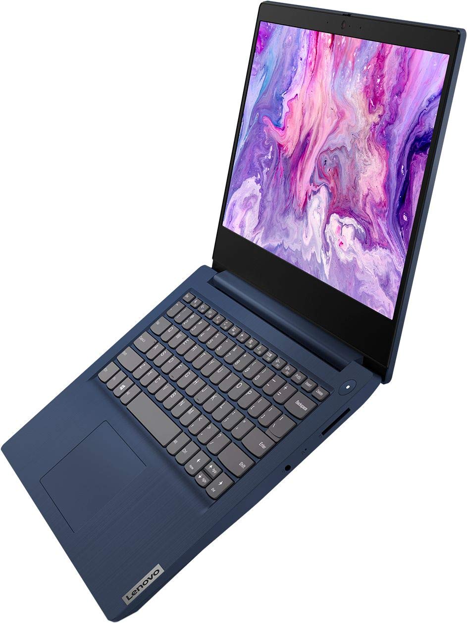 Lenovo 2020 IdeaPad 3 Laptop, 14" Full HD Screen, AMD Ryzen 3 3250U Processor, Webcam, HDMI, Wi-Fi, Bluetooth, Online Class, Windows 10 Home, KKE Bundle, Blue (12GB RAM | 1TB HDD)