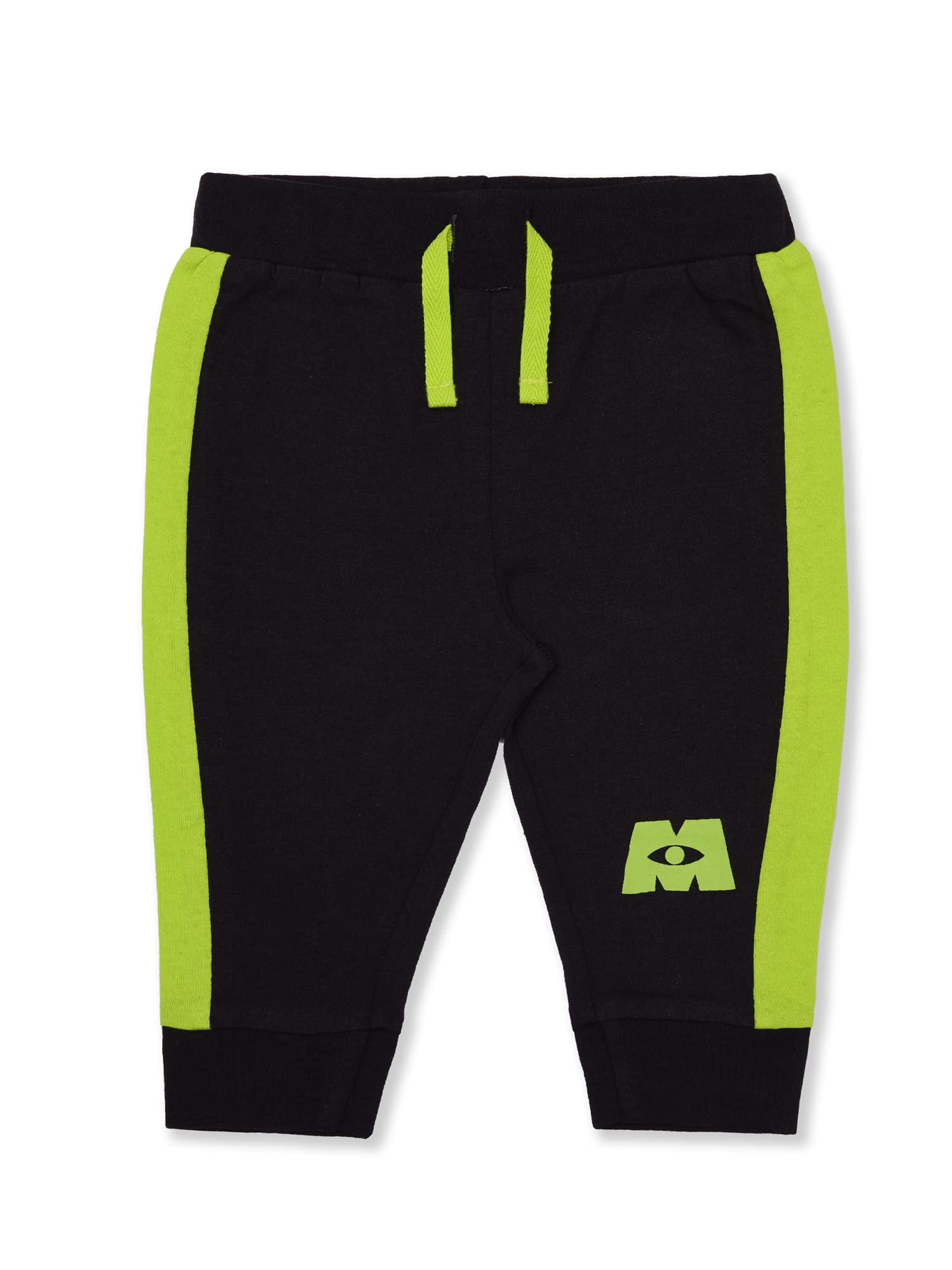 Disney Monsters Inc Boys’ Mike or Sully Short Sleeve Bodysuit and Jogger Pants Set for Newborn and Infant