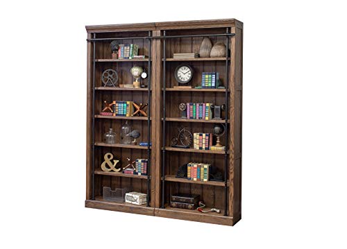 Martin Furniture Avondale 2 Bookcase Wall, Oak