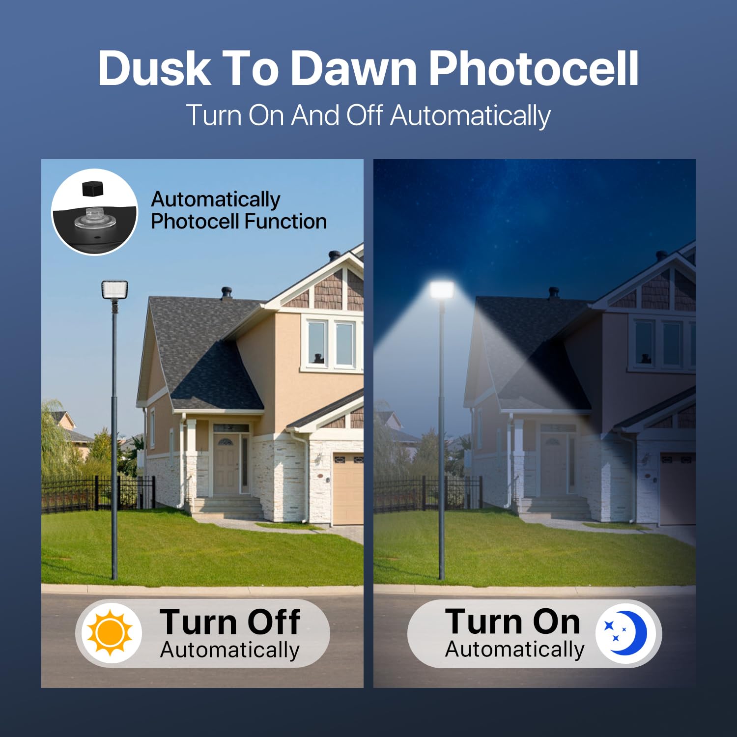 2Pack 200W LED Parking Lot Lighting 30000LM 5000K LED Pole Lights Outdoor with Dusk to Dawn, LED Parking Lot Lights Outdoor Pole Mount-๐ณ๐ฌ๐ฟ๐ ๐ช๐ฎ๐ฟ๐ฟ๐ฎ๐ป๐๐ (Coverage: 55~75Ft at Height:25~35Ft)