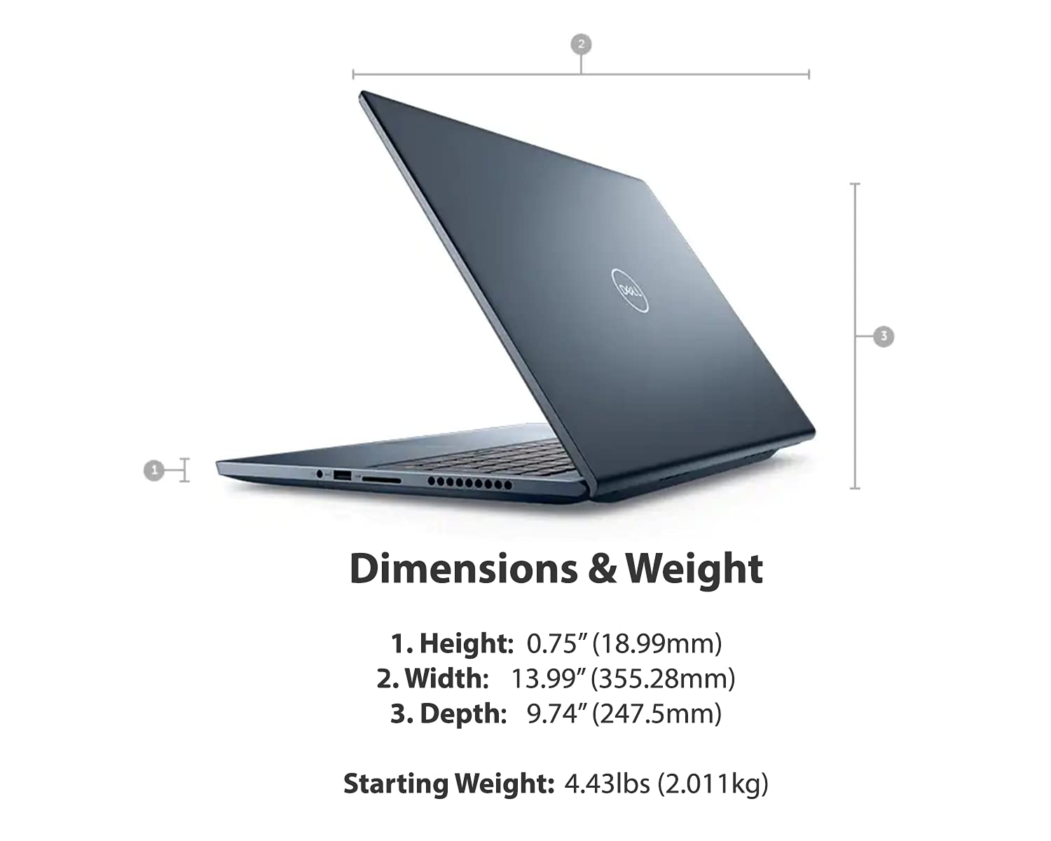 2021 Dell Inspiron 16 Plus 7610 Laptop, 16" QHD+ 3K IPS 16:10 Display, Intel Core i5-11400H, 32GB RAM, 1TB SSD, Backlit Keyboard, Fingerprint Reader, Webcam, Thunderbolt 4, WiFi 6, Windows 10 Home