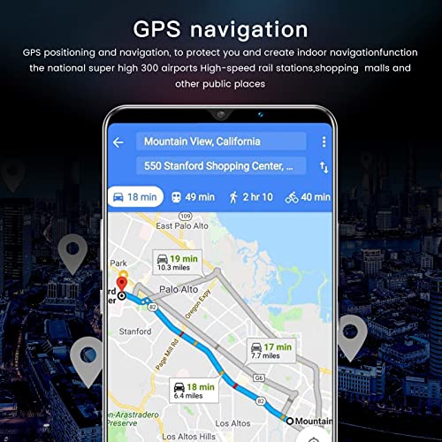 2023 New M11 Ultra Smart Phone, Unlocked Android 1+4G RAM 5.5inch Water Drop Screen GPS Android 4G, 2MP Front HD Camera, 5MP Rear Camera, Gift for Family (White)