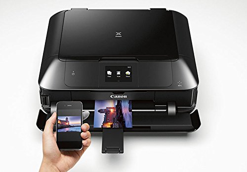 Canon Office Products MG7720 BK MG7720 Wireless All-in-One Printer with Scanner and Copier: Mobile and Tablet Printing, with Airprint(TM) and Google Cloud Print Compatible, Black, Works with Alexa