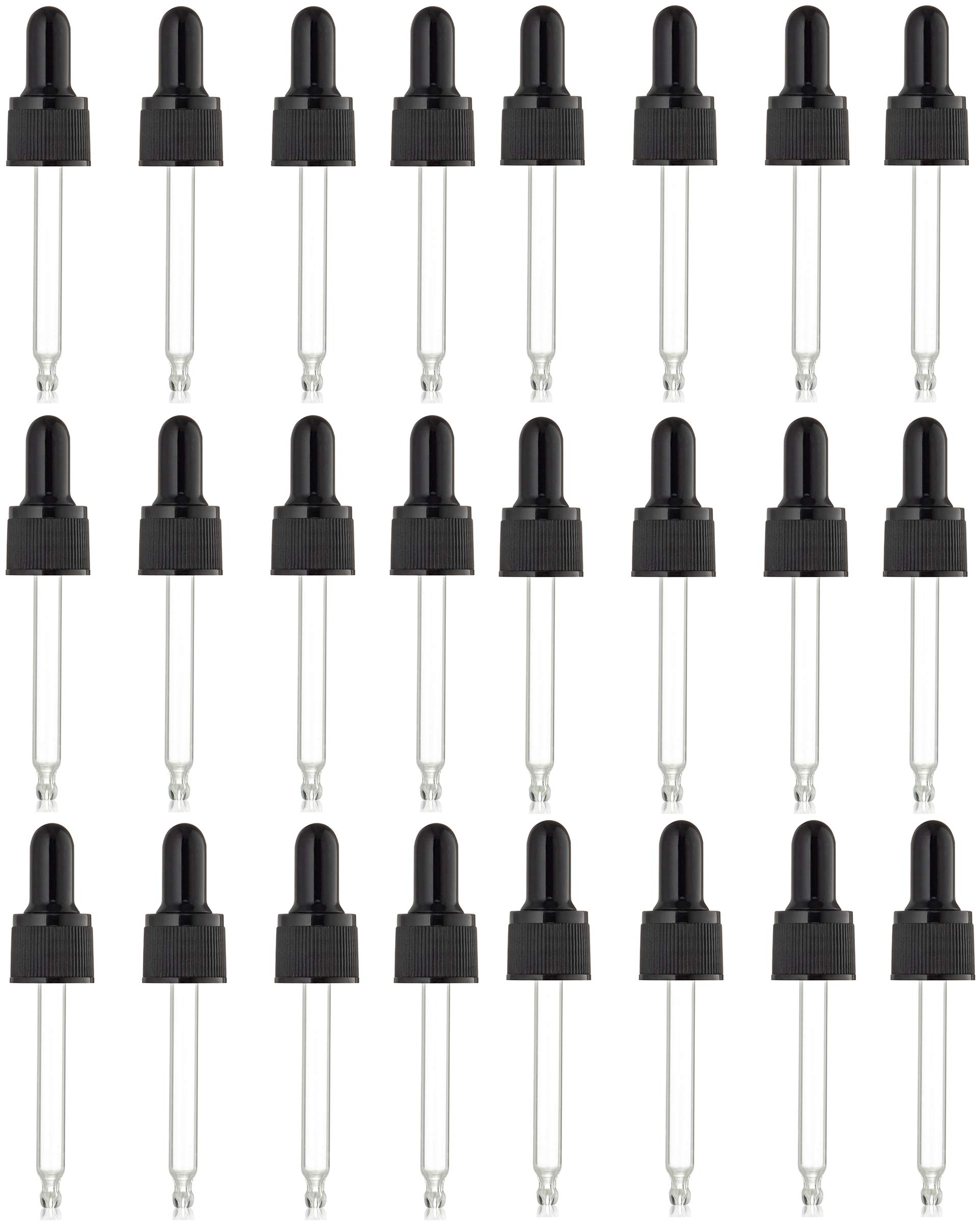Glass Eye Droppers for Essential Oil 15ml (1/2 Ounce) - Fit 15ml Essential Oil Bottles