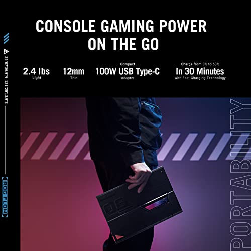 ASUS ROG Flow Z13 Gaming Tablet, 13.4” 4K Display, RTX 3050 Ti, 12th Gen Intel Core i9, 16GB RAM, 1TB SSD, XG Mobile Dock (RTX 3080), Detachable RGB Keyboard, Stylus, Win11, GZ301ZE-XS94-B
