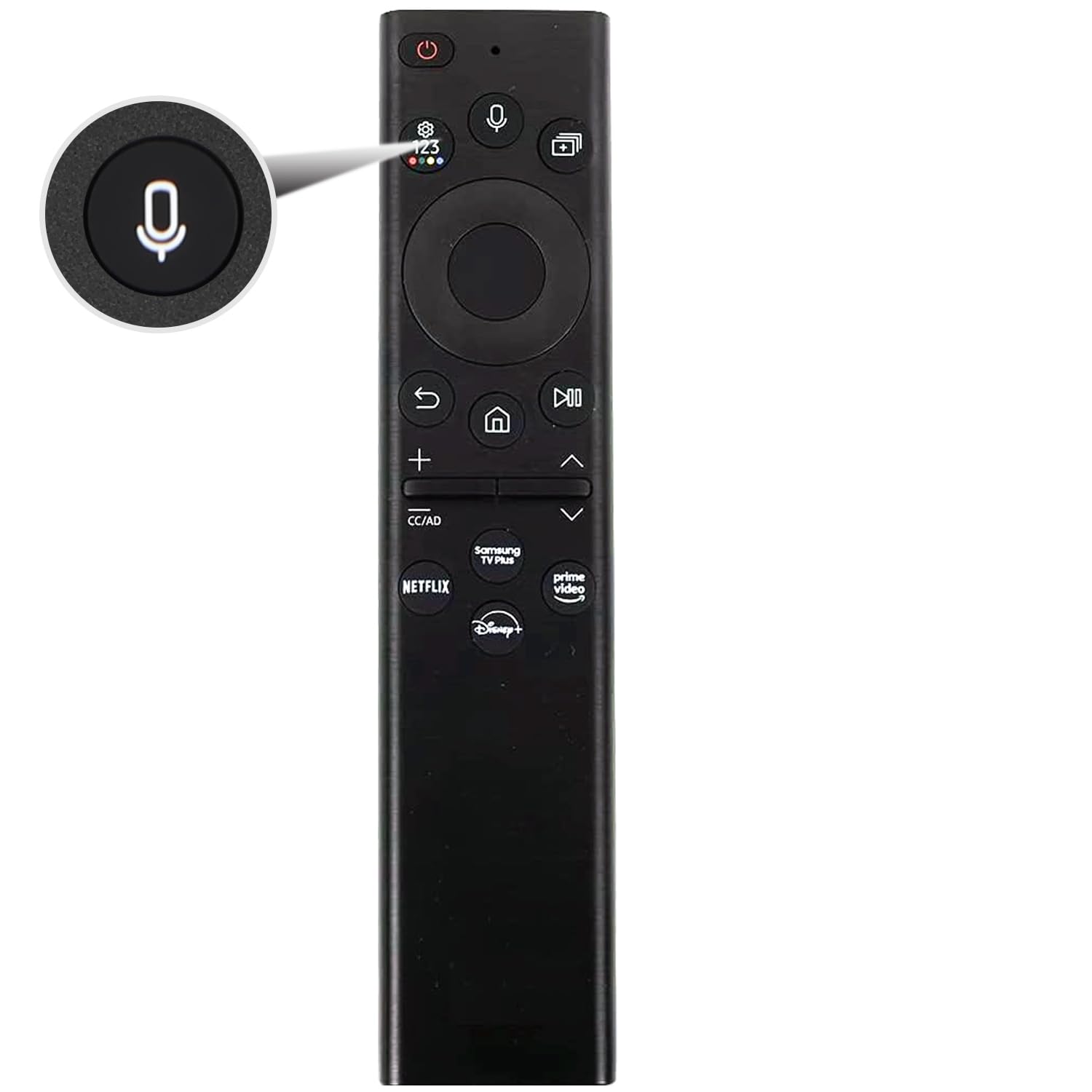 2022 New BN59-01385A Voice Remote Control Replacement for Samsung Smart TVs,for Samsung TV Remote with Voice Function,for Samsung Crystal UHD QLED Curved 4K 8K Smart TVs Q60BD/QN85BD/Q60B/QN85B/Q80