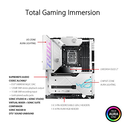 ASUS ROG Maximus Z690 Formula(WiFi 6E)LGA1700(Intel 12th Gen)ATX Water cooling gaming motherboard(PCIe 5.0,DDR5,20+1 power stages,LiveDash 2”OLED,5xM.2,2xThunderbolt 4,PCIe 5.0 Hyper M.2 Card bundled)